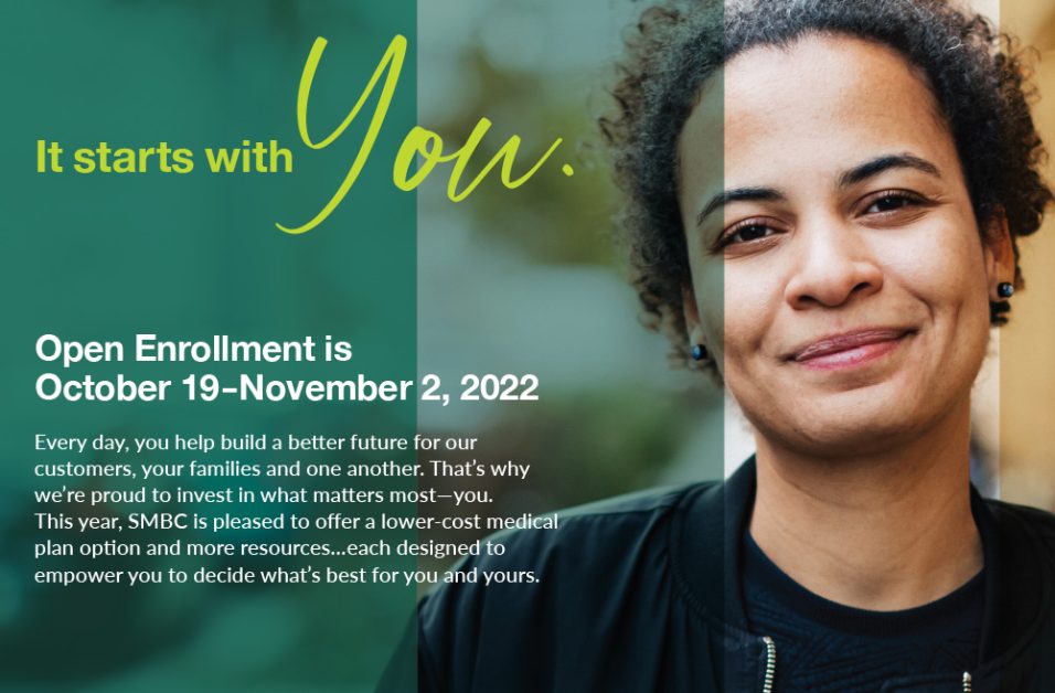 SMBC Open Enrollment and Benefits Brand – Blue Communications